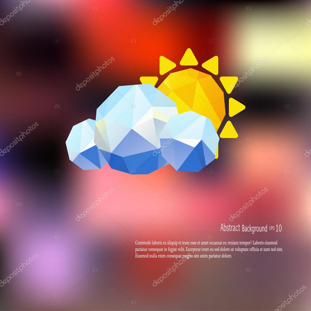Fair weather geometric icon Stock Vector Image by ©streleckiv #102215010