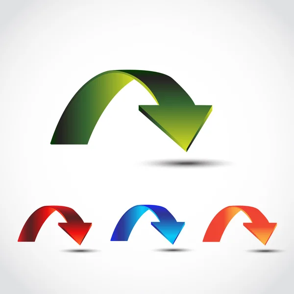 Gradiente flechas pegatinas Vector de stock #80937440 de ©streleckiv