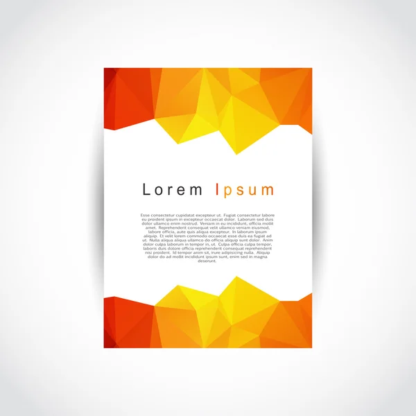 Abstract shapes Flyer Template. Stock Vector Image by ©streleckiv #83323966