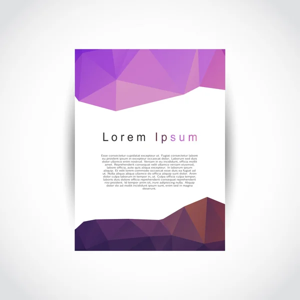 Abstract shapes Flyer Template. Stock Vector Image by ©streleckiv #83323966