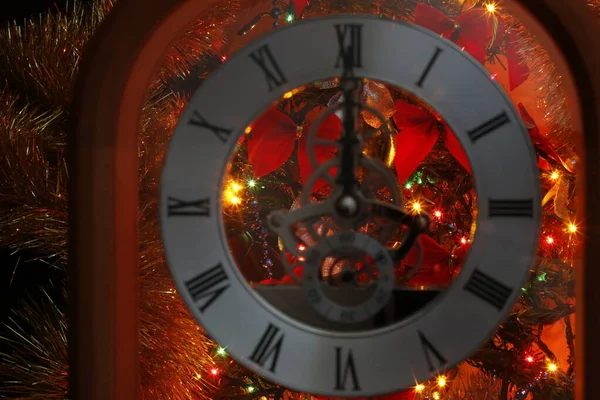 Vintage christmas clock Stock Photos, Royalty Free Vintage christmas ...