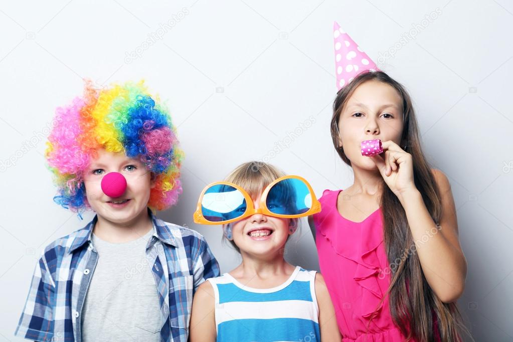 Happy children celebrating Stock Photo by ©5seconds 122379328