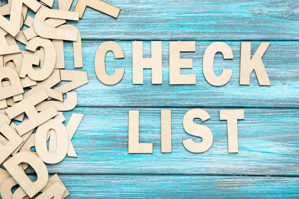 Hands Holding Word Check List White Background Stock Photo by ©5seconds ...