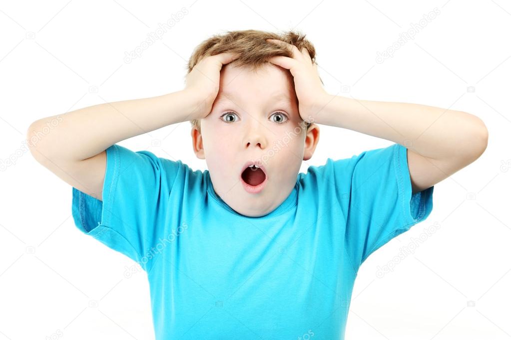 Surprised Little Boy