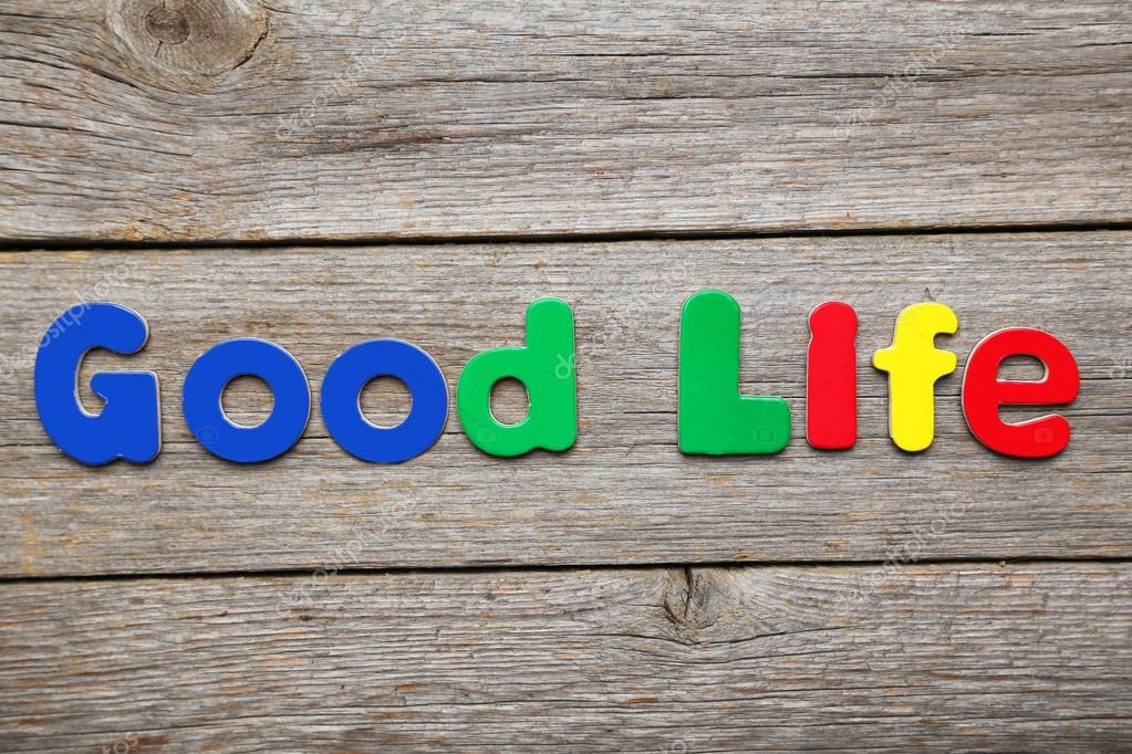 Good Life words made of colorful magnets Stock Photo by ©5seconds 79653452
