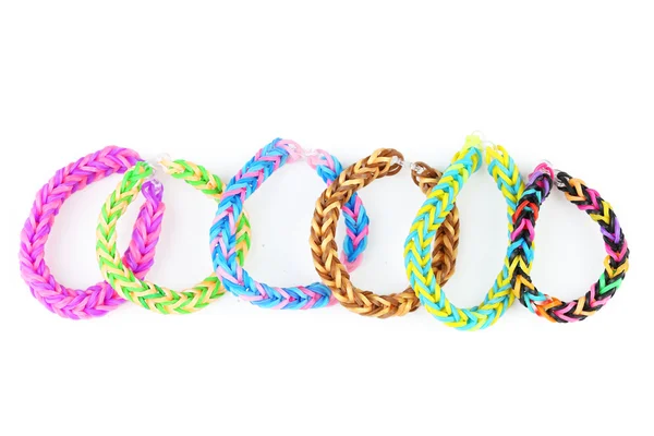 Colorful rubber band bracelets — Stock Photo © 5seconds #78029552
