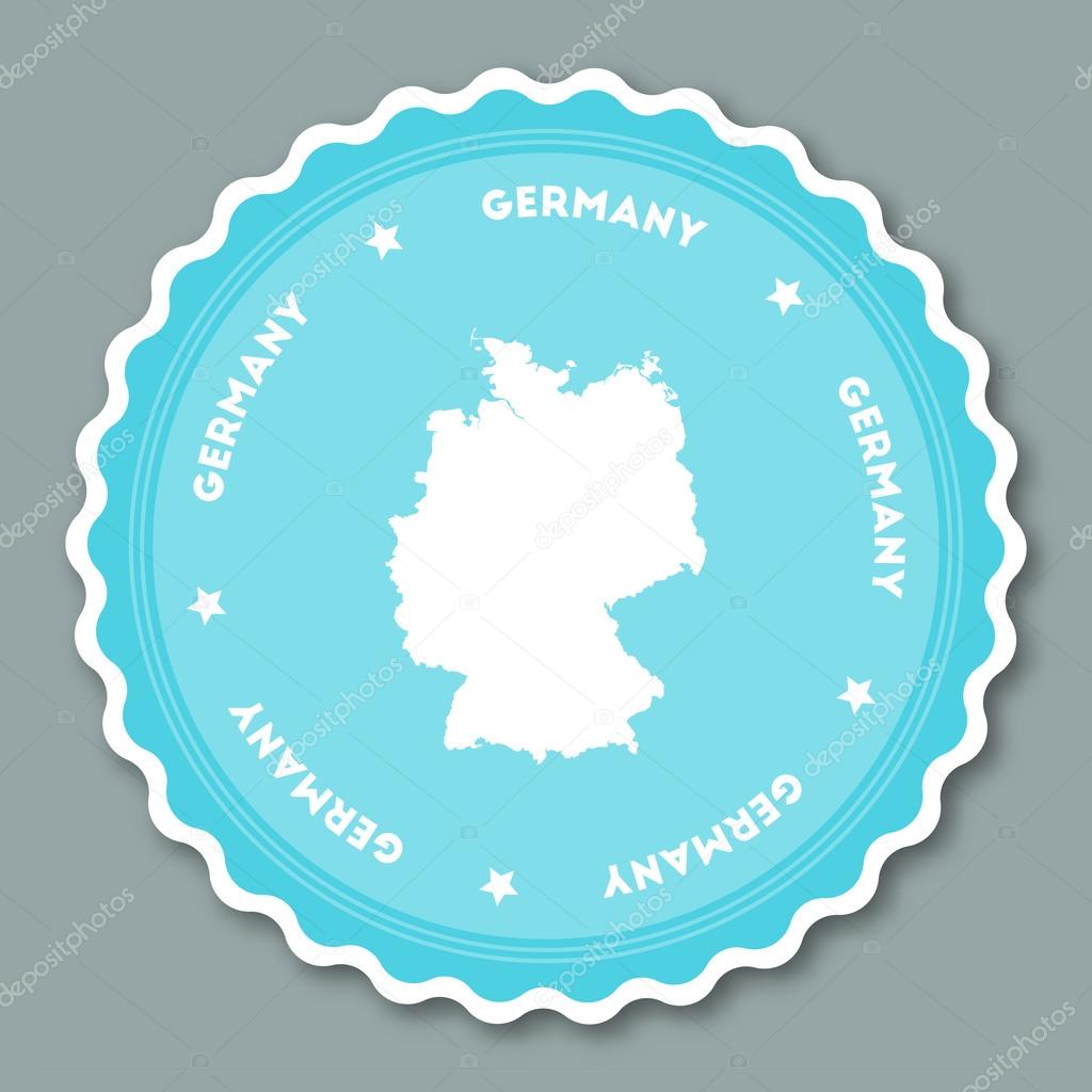 Germany sticker flat design. Stock Vector Image by ©gagarych #114765514