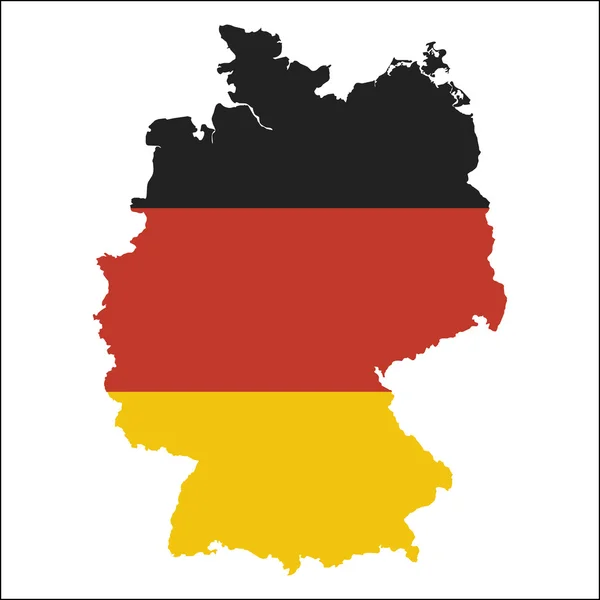 Germany Logo Map of Germany with country name and flag Stylish vector ...