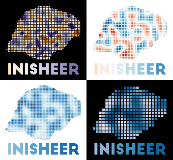 Inisheer map Vector Art Stock Images | Depositphotos