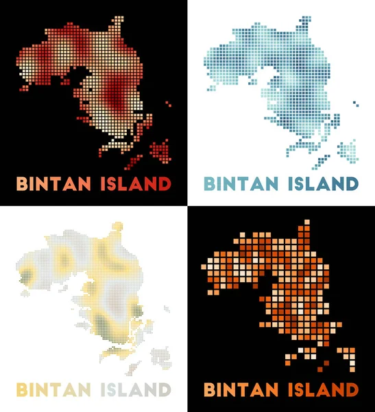 Mapa de la isla de bintan Vector Art Stock Images | Depositphotos