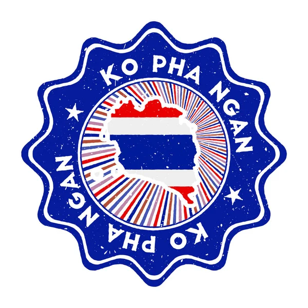 Ko pha ngan map Vector Art Stock Images | Depositphotos