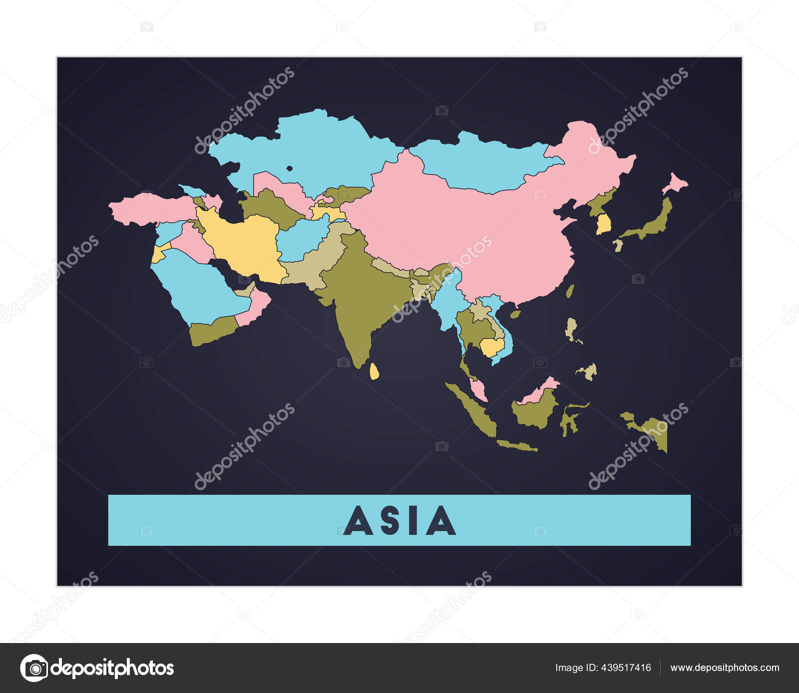 Regions Of Asia Map Corsica Road Map