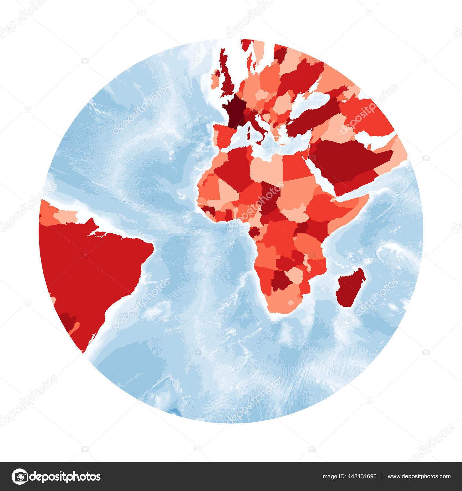 Gnomonic Projection Map