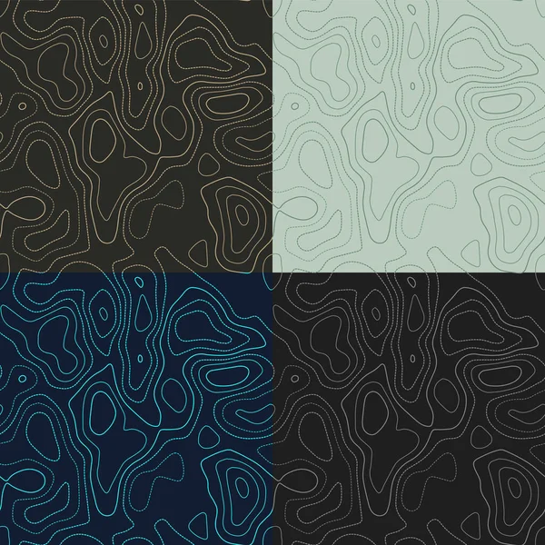 Topography patterns Seamless elevation map tiles Amazing isoline ...