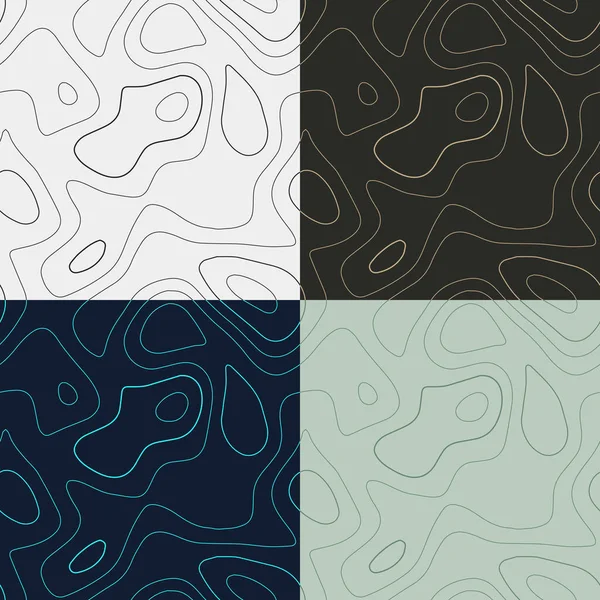 Topography patterns Seamless elevation map tiles Awesome isoline ...