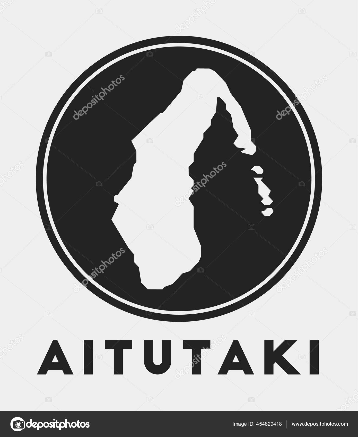 Aitutaki Map