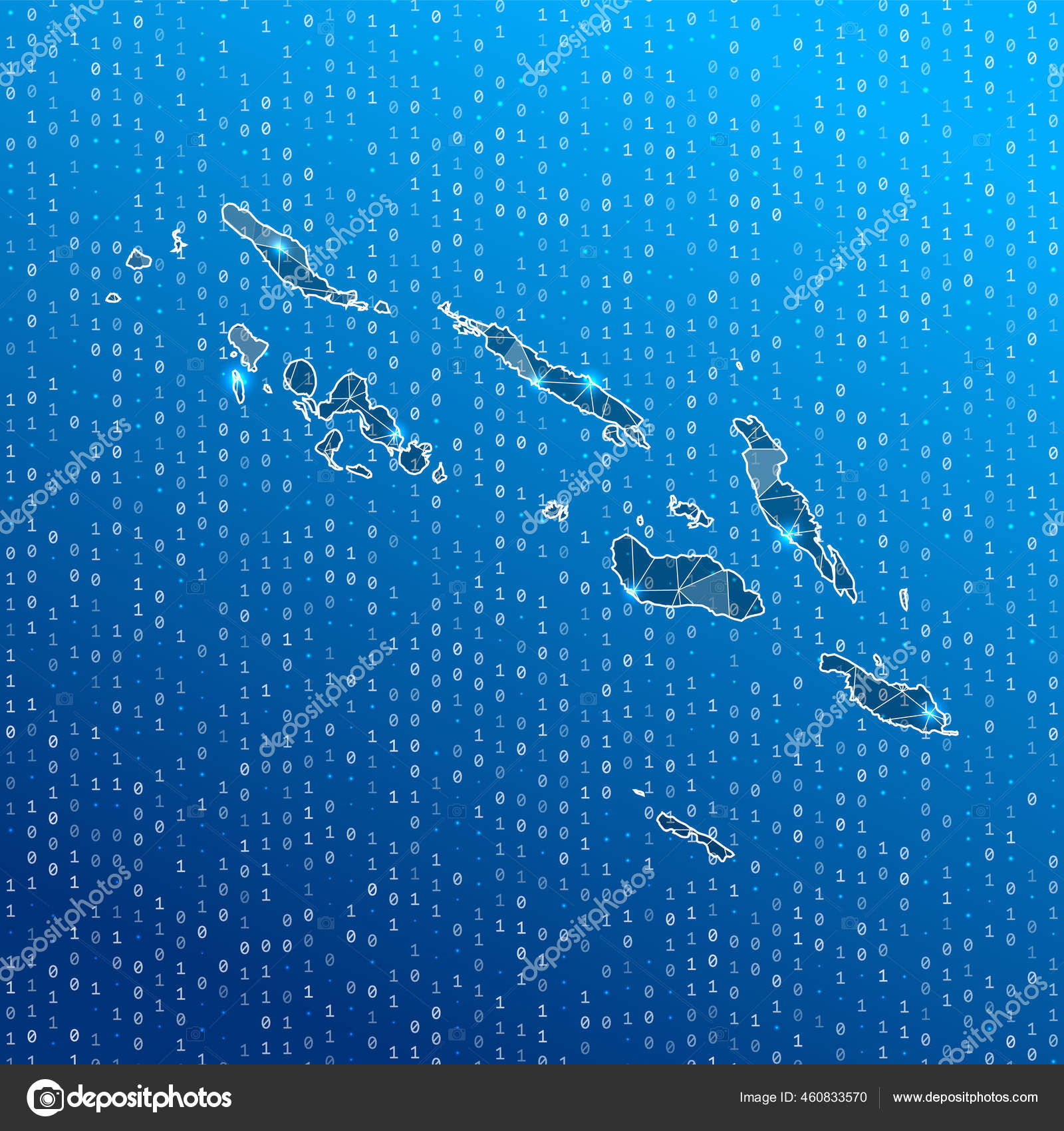 Network map of Solomon Islands Country digital connections map ...