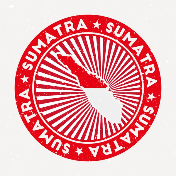 Sentosa round grunge stamp with island map and country flag Vintage ...