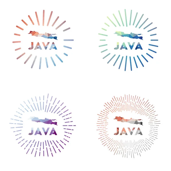 Peta pulau java Vector Art Stock Images | Depositphotos