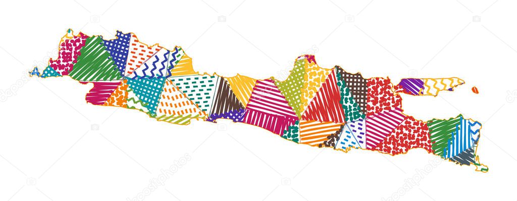 Island java map Vector Art Stock Images | Depositphotos