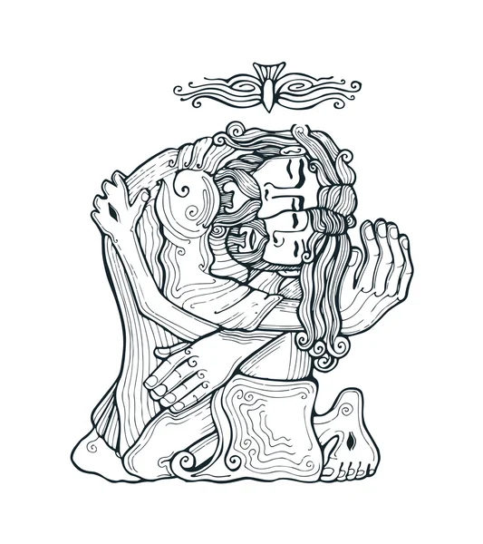 Jesus drawing Stock Vectors, Royalty Free Jesus drawing Illustrations ...