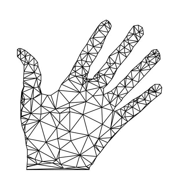 17,181,988 Wireframe hand Vector Images | Depositphotos