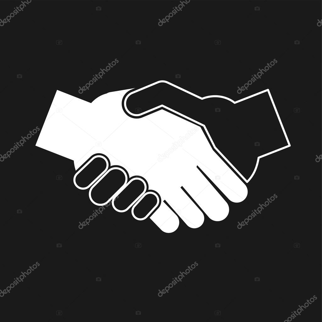 Icono abstracto de apretón de manos Vector de stock #109959270 de ©esbeauda