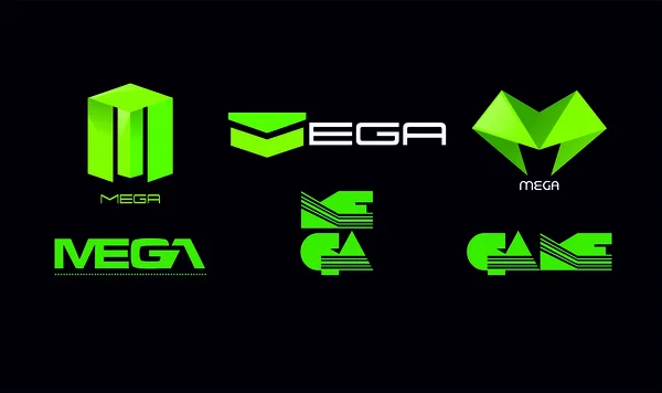 Mega logo Imágenes Vectoriales, Gráfico Vectorial de Mega logo ...