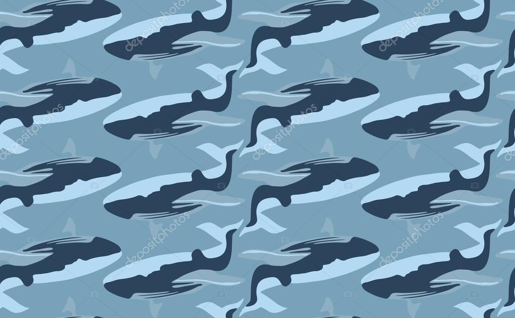 Seamless, texture, whales — Stock Vector © aspekt-13 #85092824