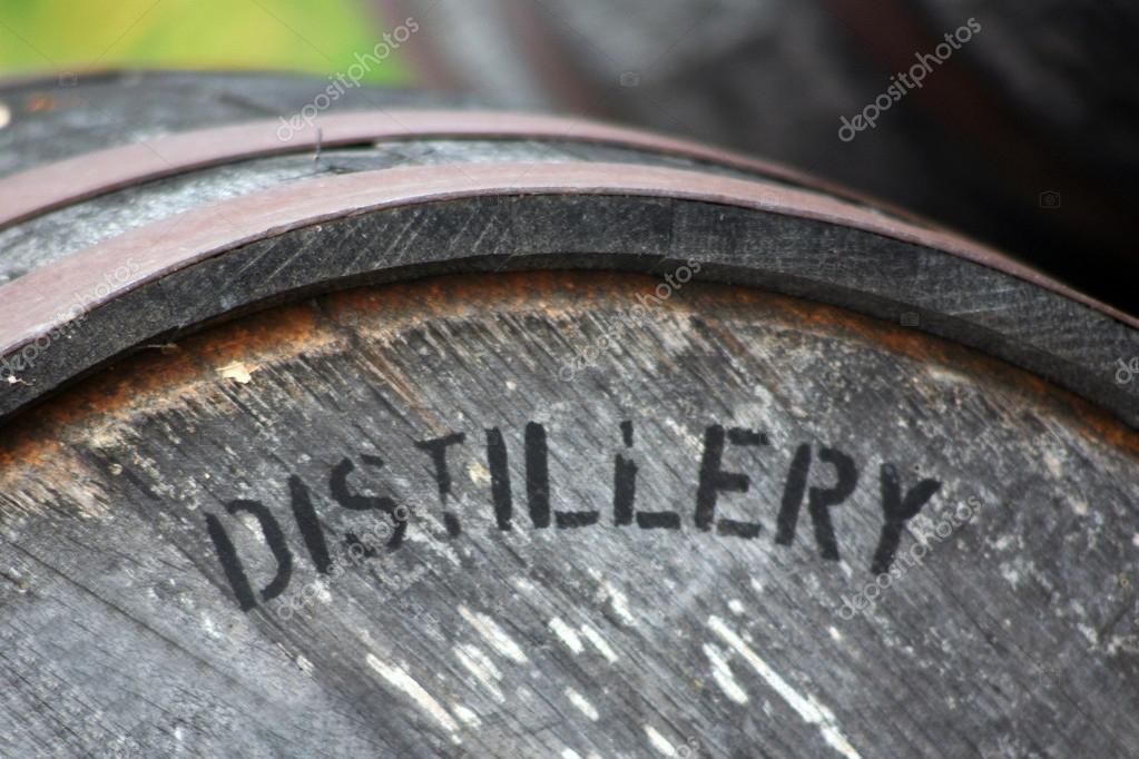 Whiskey aging barrel — Stock Photo © jimmartin #65516487