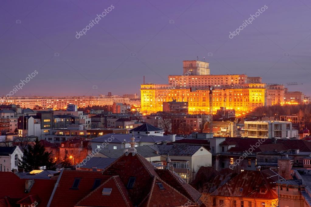 Bucharest Aerial View — Stock Photo © outchill #102211996