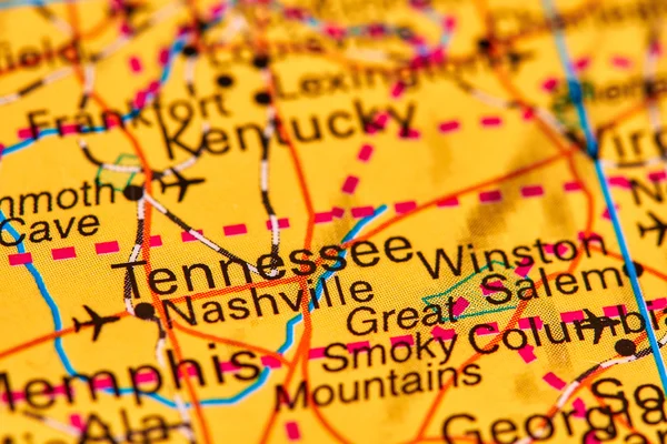 Simple Tennessee Map