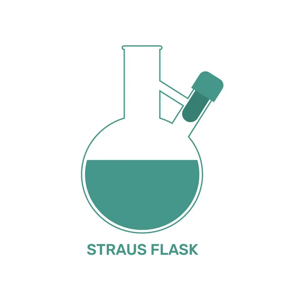 Set Laboratory Glassware Vector Illustration Isolated White Background ...