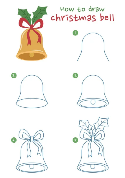 How To Draw Christmas Bells