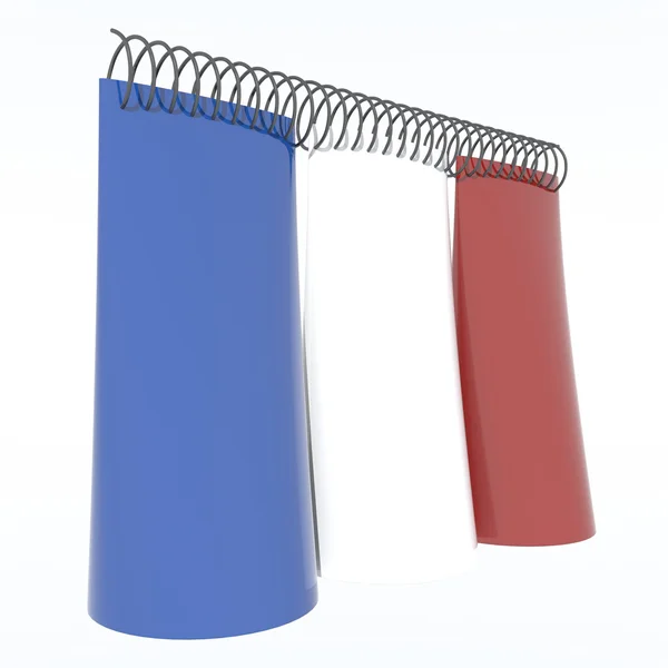 3D objects with France flag colors — Stock Photo © albasu #66956901