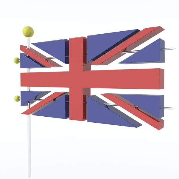 3D objects with UK flag colors Stock Photo by ©albasu 66975409