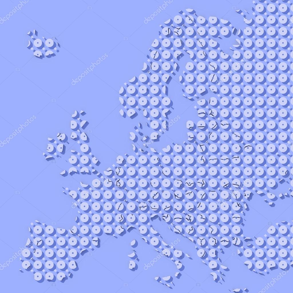 Mapa de textura de Europa 3D — Foto de stock #90584674 © albasu