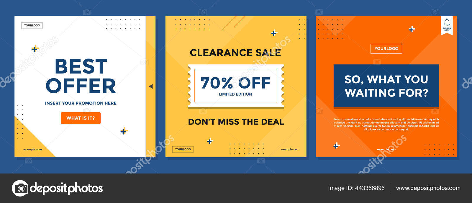 Sale Square Banner Template Social Media Posts Mobile Apps Banners ...