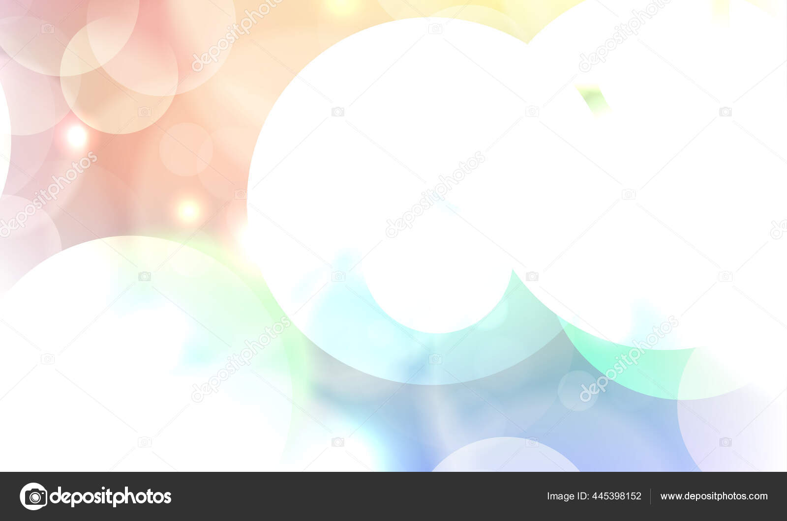 Abstract Light Golden Gradient Pink Festive Bokeh Background Glitter ...