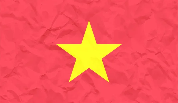 Vietnam Flag Waving Grunge Texture Vector Background Stock Vector by ...