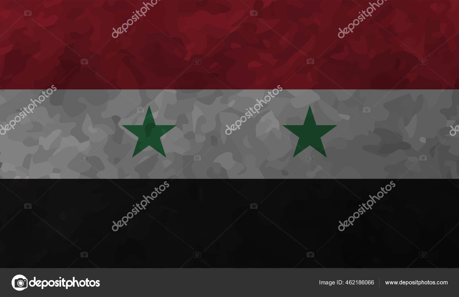 Syria Flag Waving Grunge Texture Vector Background Stock Vector Image ...
