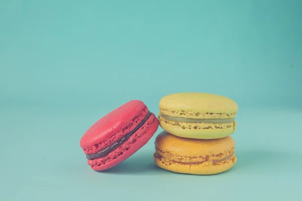 Stack of three Macaroons — Stock Photo © andrekaphoto #50551619