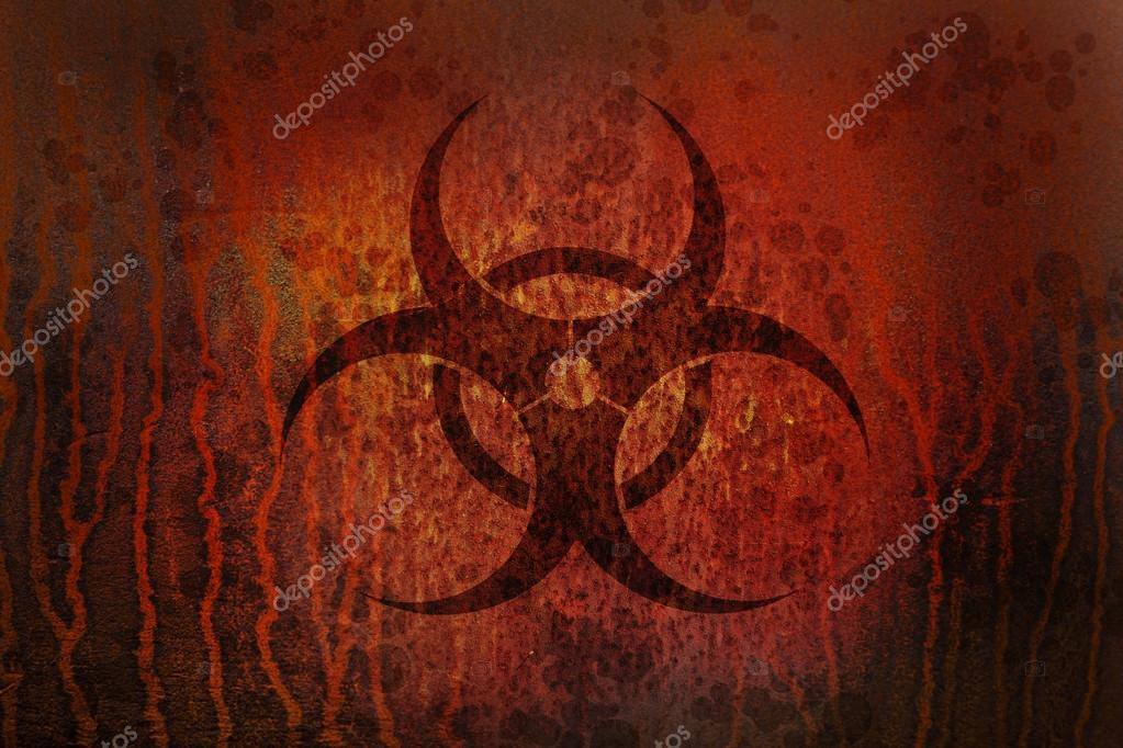 Zombie Biohazard Symbol Wallpaper