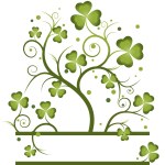 Shamrock flower background. Stock Vector Image by ©svetap #8905174