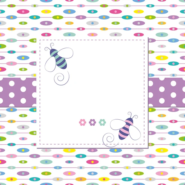 Bees greeting card Stock Vector Image by ©Jelena_Z #62901241