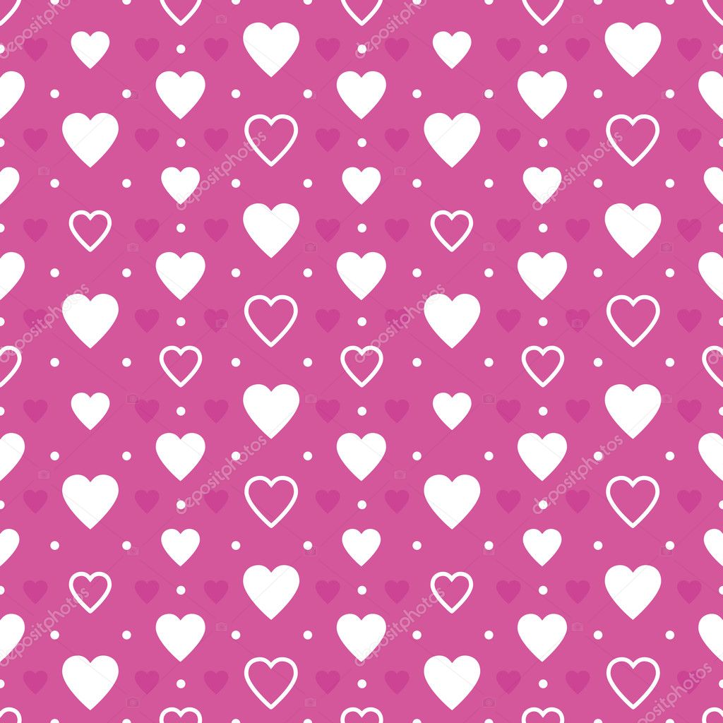 Purple hearts pattern — Stock Vector © Jelena_Z #62993243