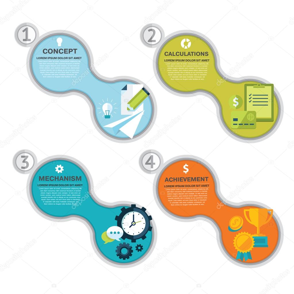 Numbered infographic design Stock Vector Image by ©ilonabelous #63281171