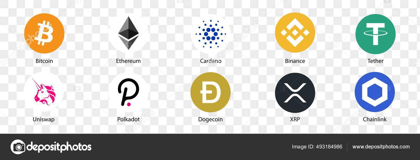 Lombok Indonesia August 2021 Cryptocurrency Logo Set Set Cryptocurrency ... Lombok Indonesia August 2021 Cryptocurrency Logo Set Set Cryptocurrency ...