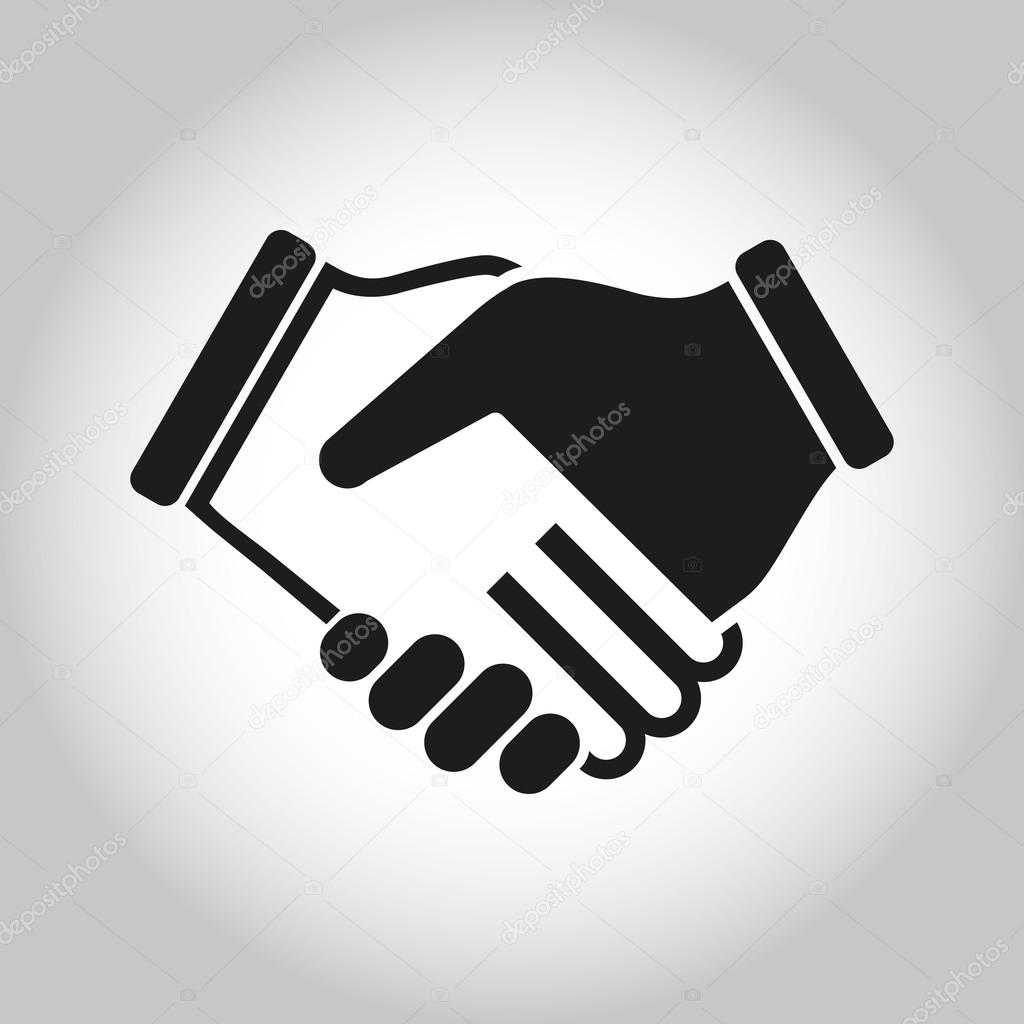 Illustration Icon Vector Shake Hands — Stock Vector © GreenOptix #78555956