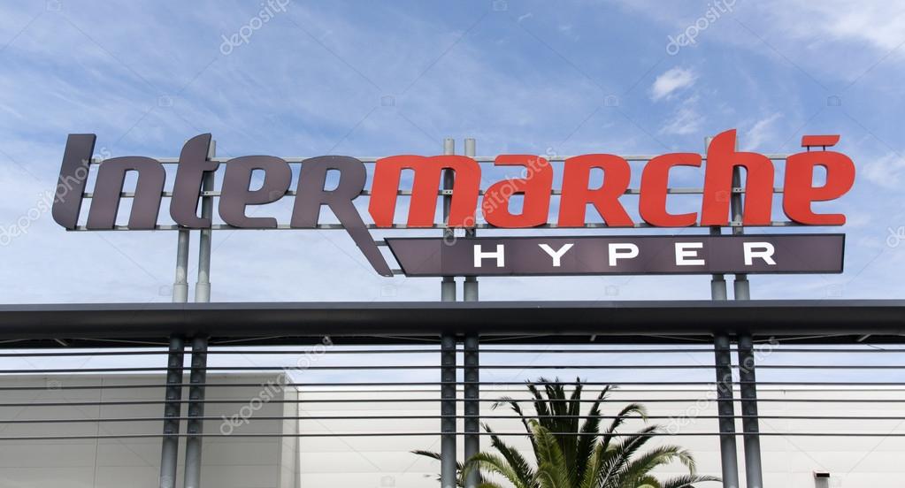 Intermarche hypermarche on a supermarket – Stock Editorial Photo ...